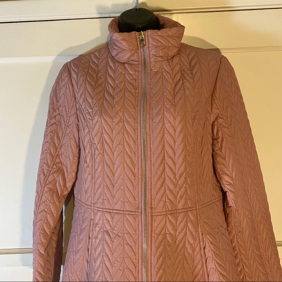 kate spade | Jackets & Coats | Kate Spade Herringbone Quilted Jacket M ...